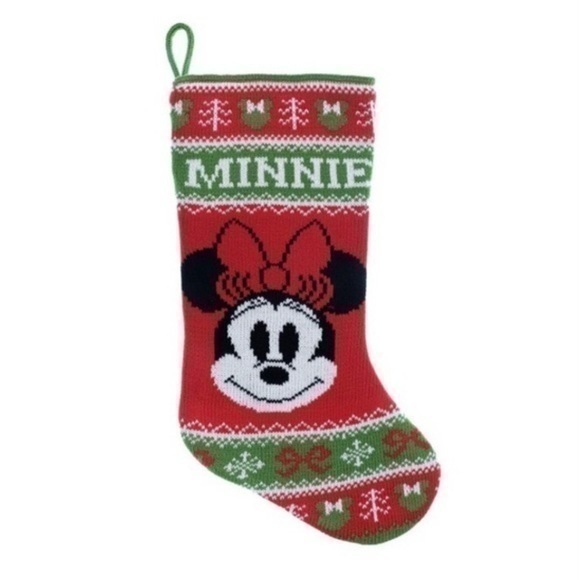 Disney | Holiday | Nwt Disney Minnie Mouse 2 Knit Stocking | Poshmark